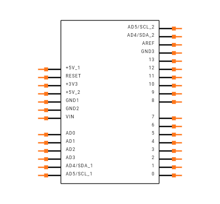 ARDUINO UNO REV3 DEVELOPMENT BOARD footprint & symbol by Arduino | SnapEDA