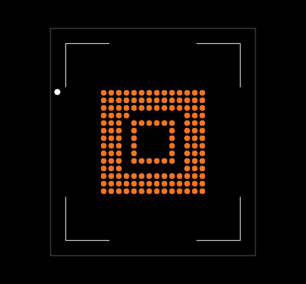 EMMC16G-TB29-90F01 Symbol, Footprint & 3D Model by Kingston | SnapMagic ...