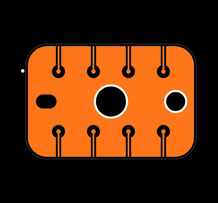 BE70A-M-18SJ-2-2-04-0305 Symbol, Footprint & 3D Model by Samtec ...