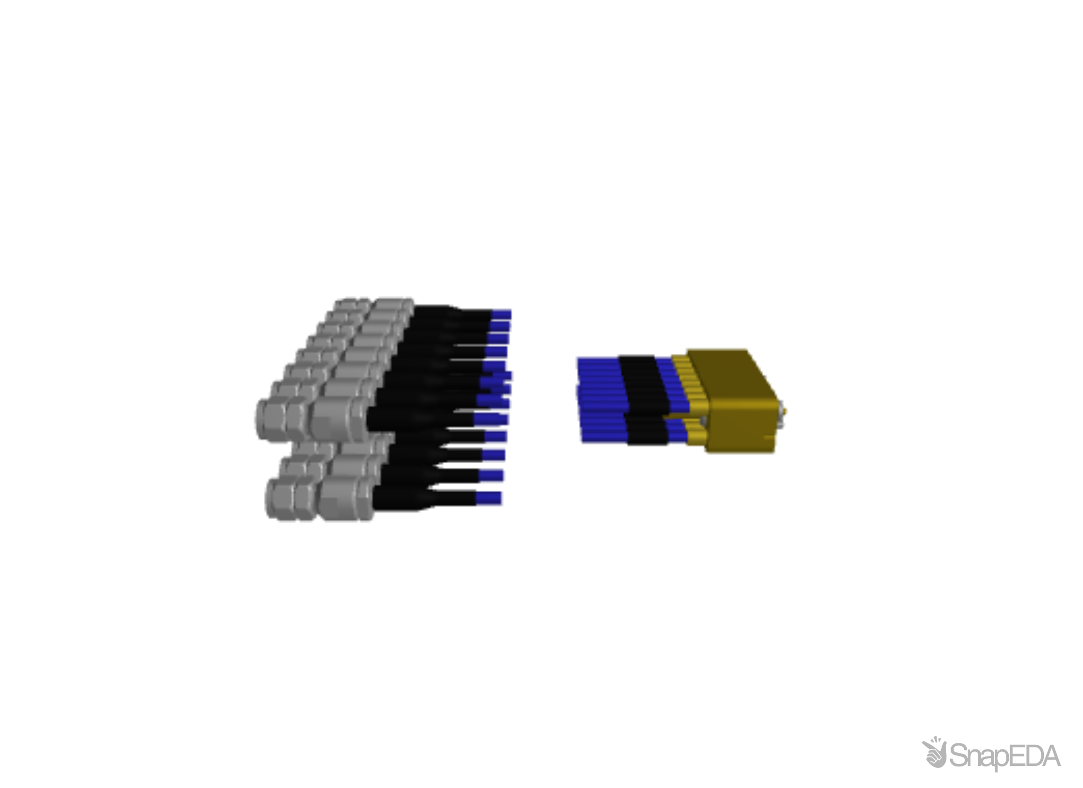 BE70A-S-18SP-2-2-08-200 footprint & symbol by Samtec | SnapMagic Search