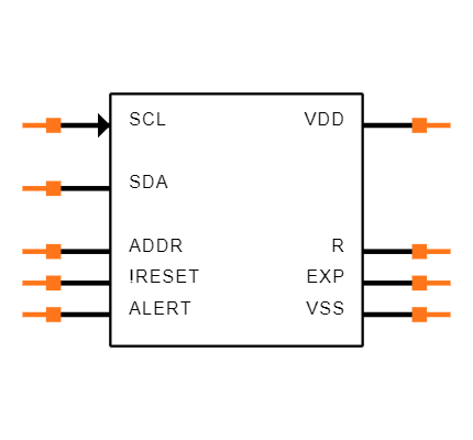 STS35-DIS footprint & symbol by Sensirion AG | SnapMagic Search