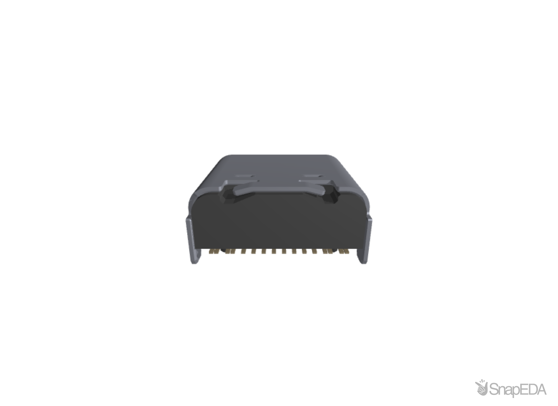 TYPE-C 16PIN 2MD (073) Symbol, Footprint & 3D Model by Shouhan ...